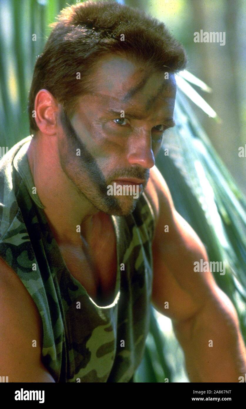 Predator 1987 Arnold Schwarzenegger High Resolution Stock Photography ...