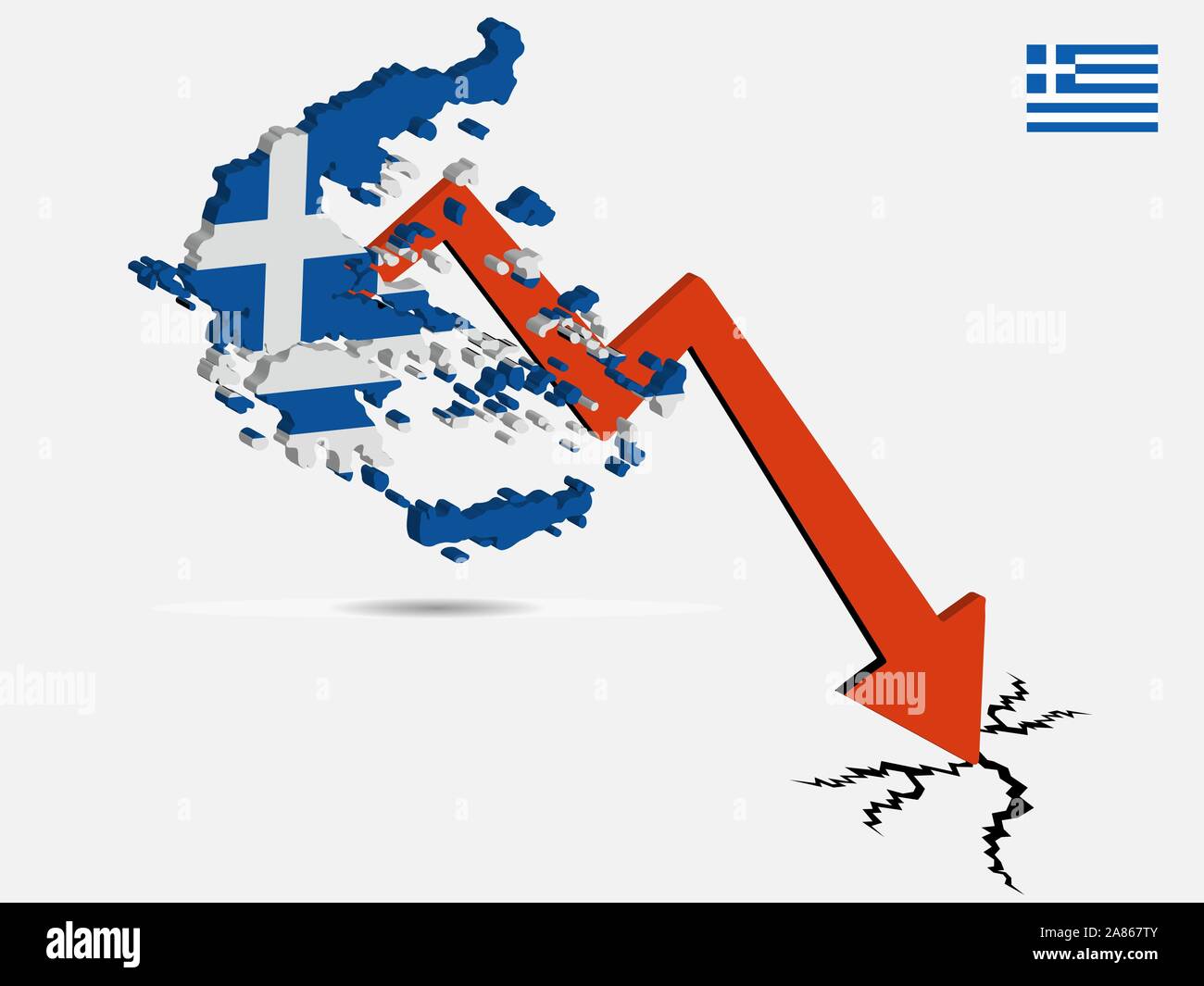 Greece graph Stock Vector Images - Alamy
