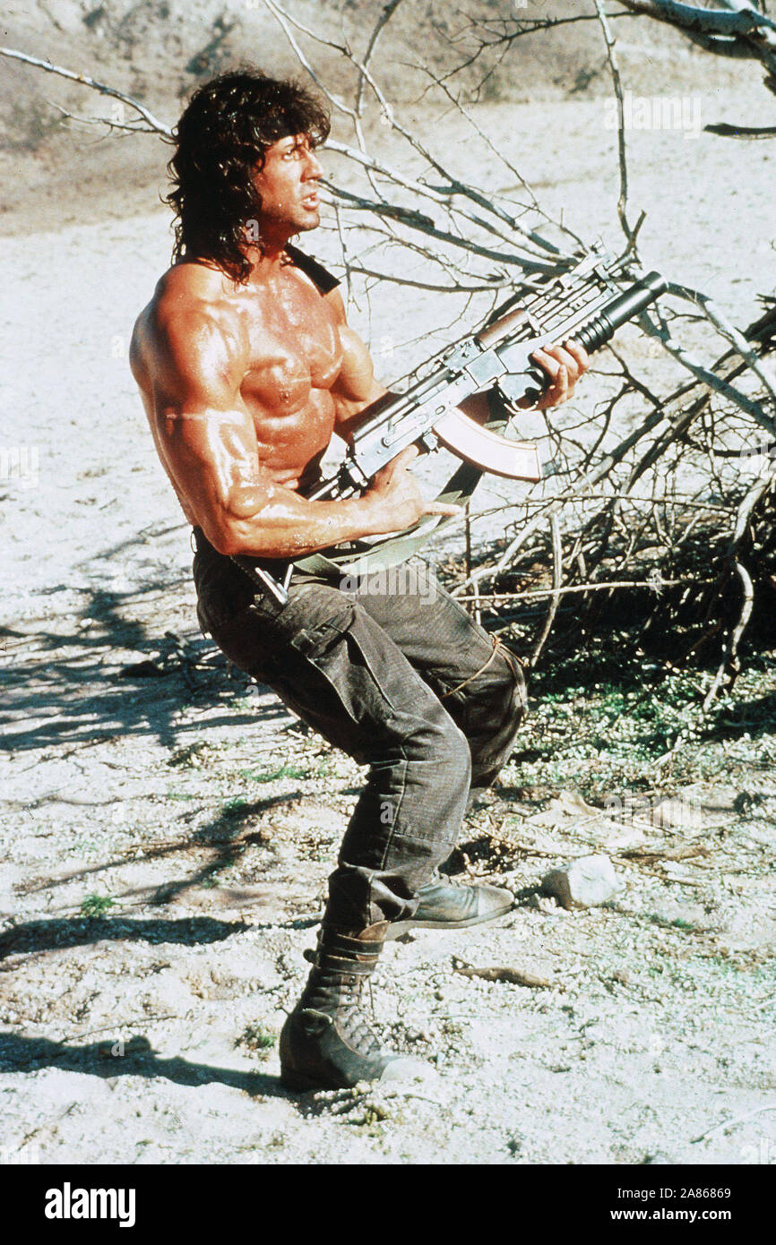 Sylvester Stallone Rambo Iii 1988 High Resolution Stock Photography and ...