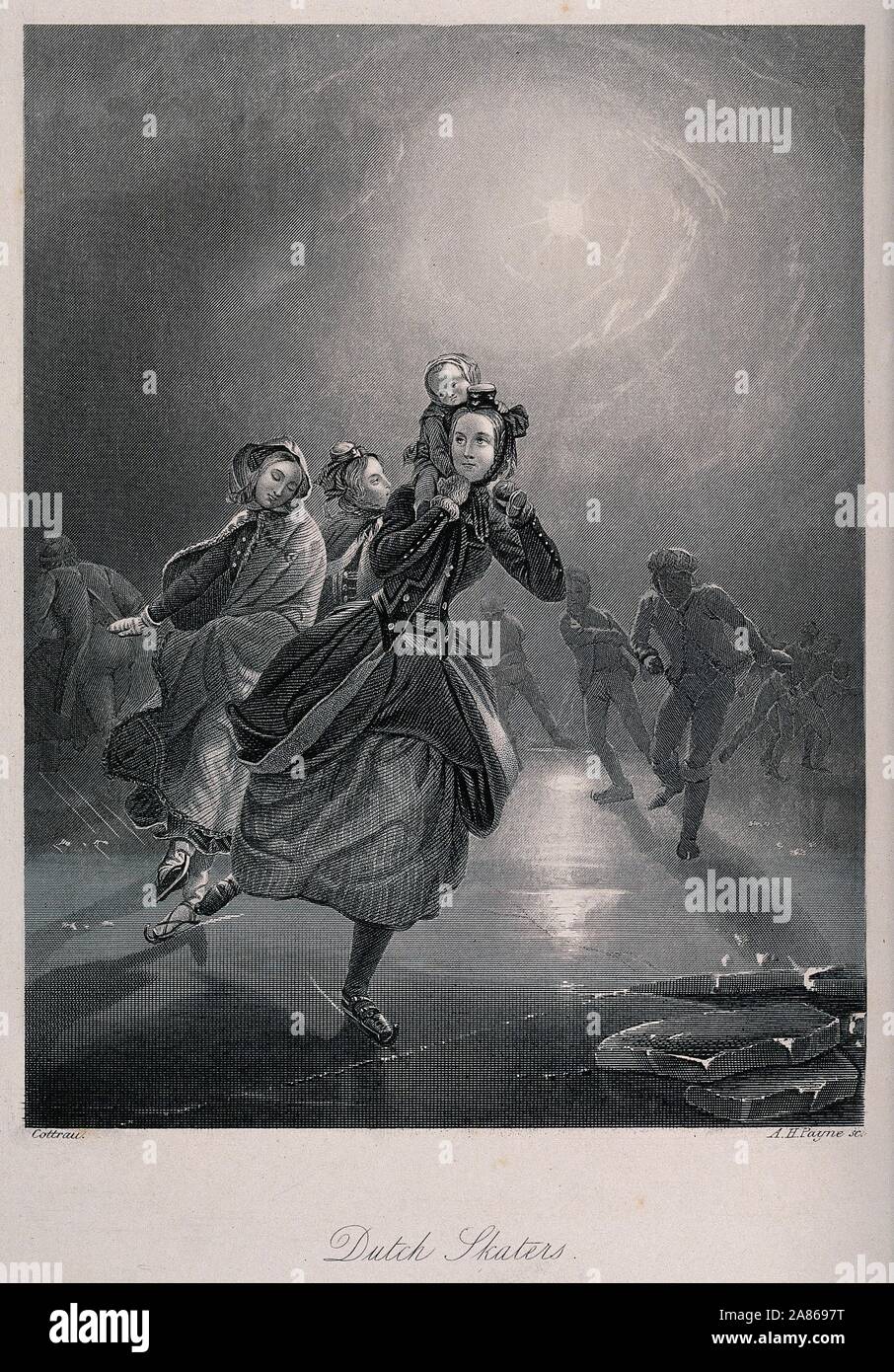 Frozen people vintage hi-res stock photography and images - Alamy