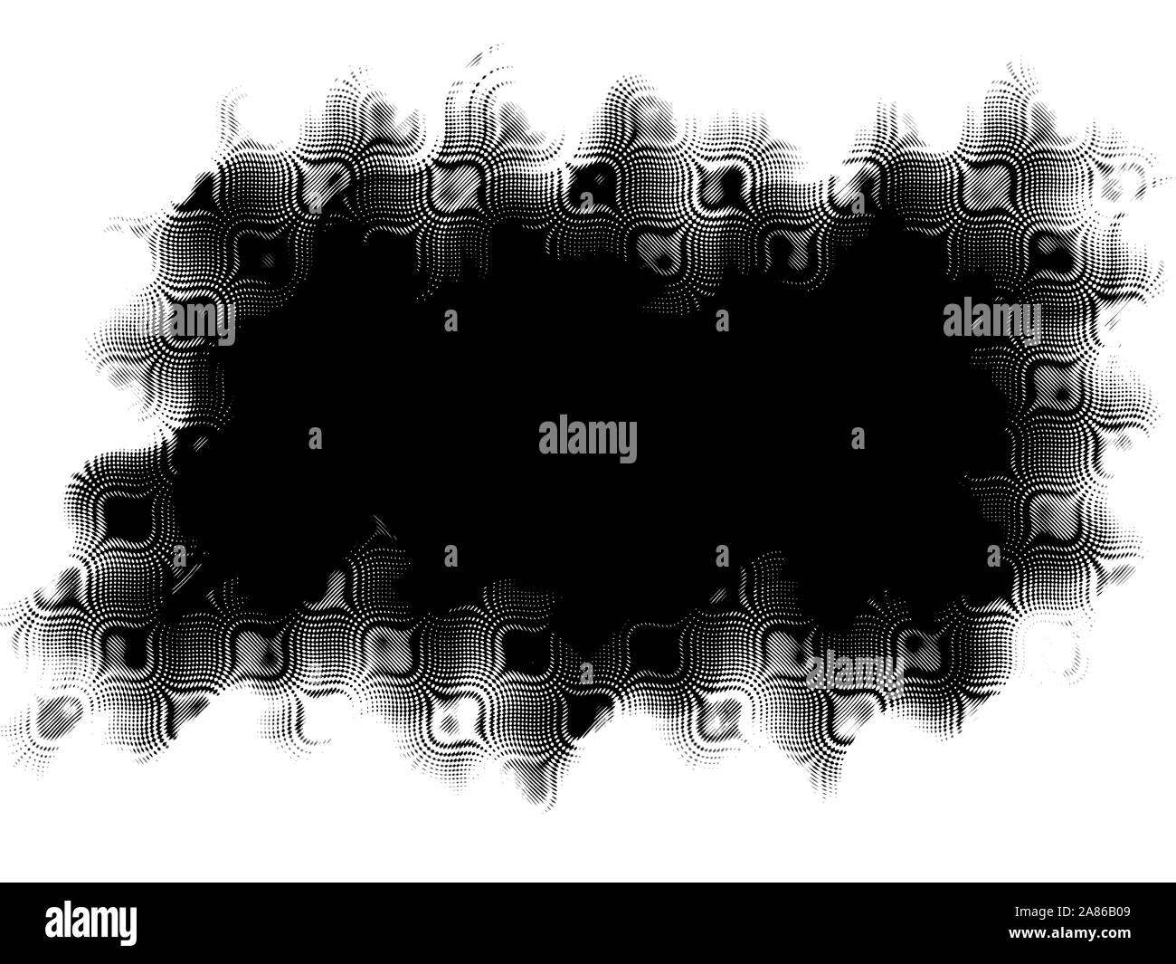 Glitch effect frame abstract Black and White Stock Photos & Images - Alamy