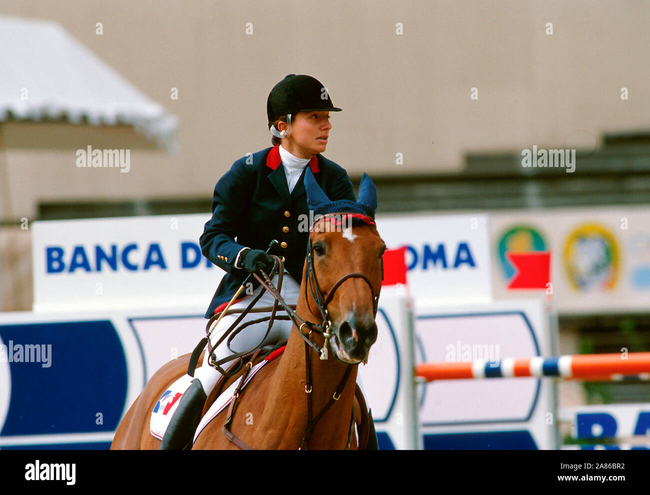 World Equestrian Games, Rome, October 1998, Alexandra Ledermann (FRA ...