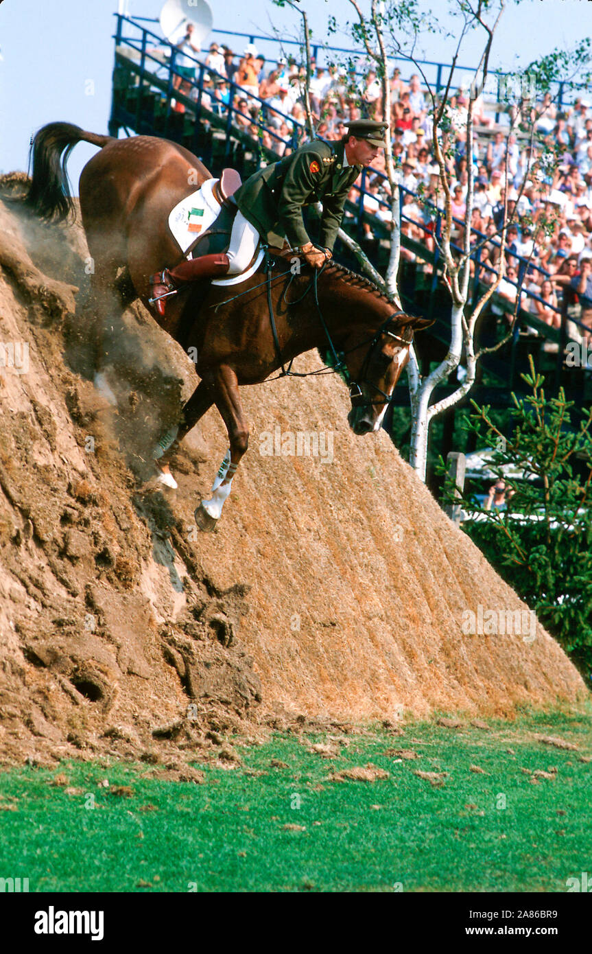 Silk Cut Derby, Hickstead 1995, Capt. John Ledingham (IRE) riding ...