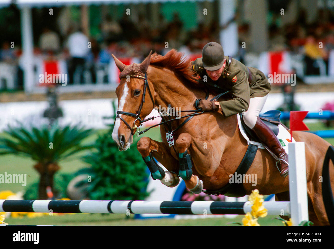CSI Monterrey October 1997, Capt. John Ledingham (IRE) riding ...