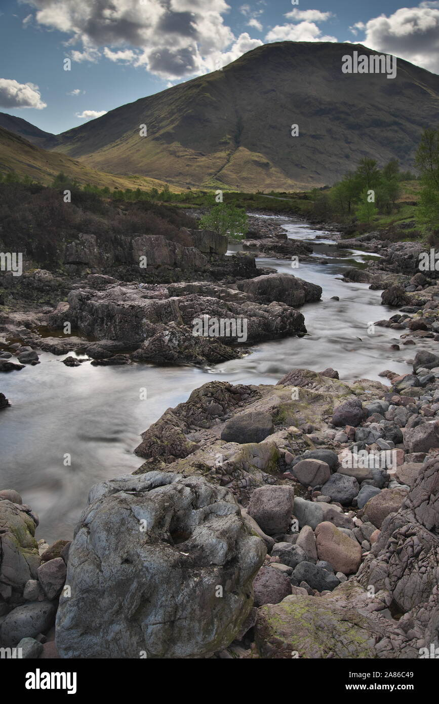 River Coe in Glen Coe Stock Photo - Alamy