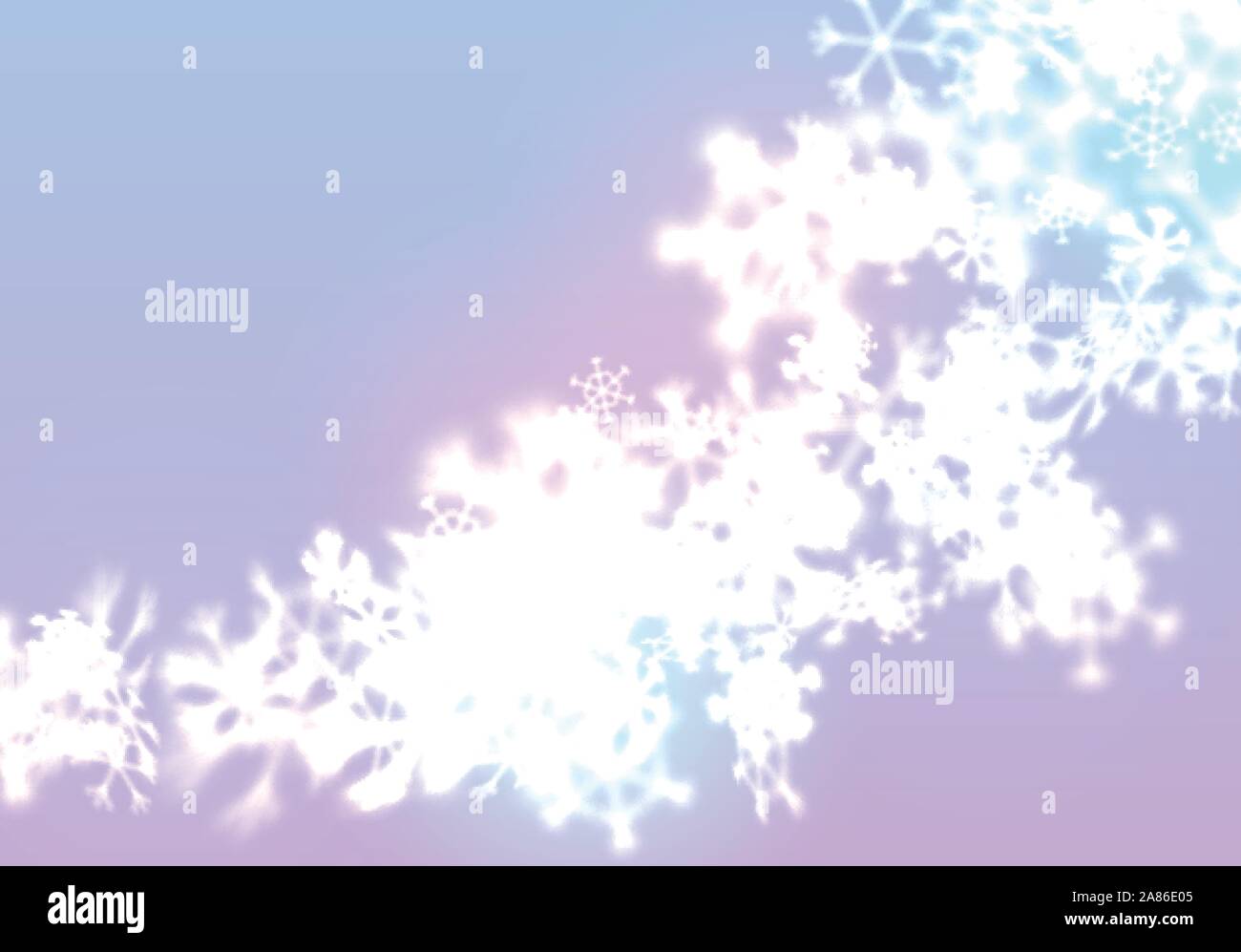 Christmas snowflakes background with falling and swirling snow Stock ...