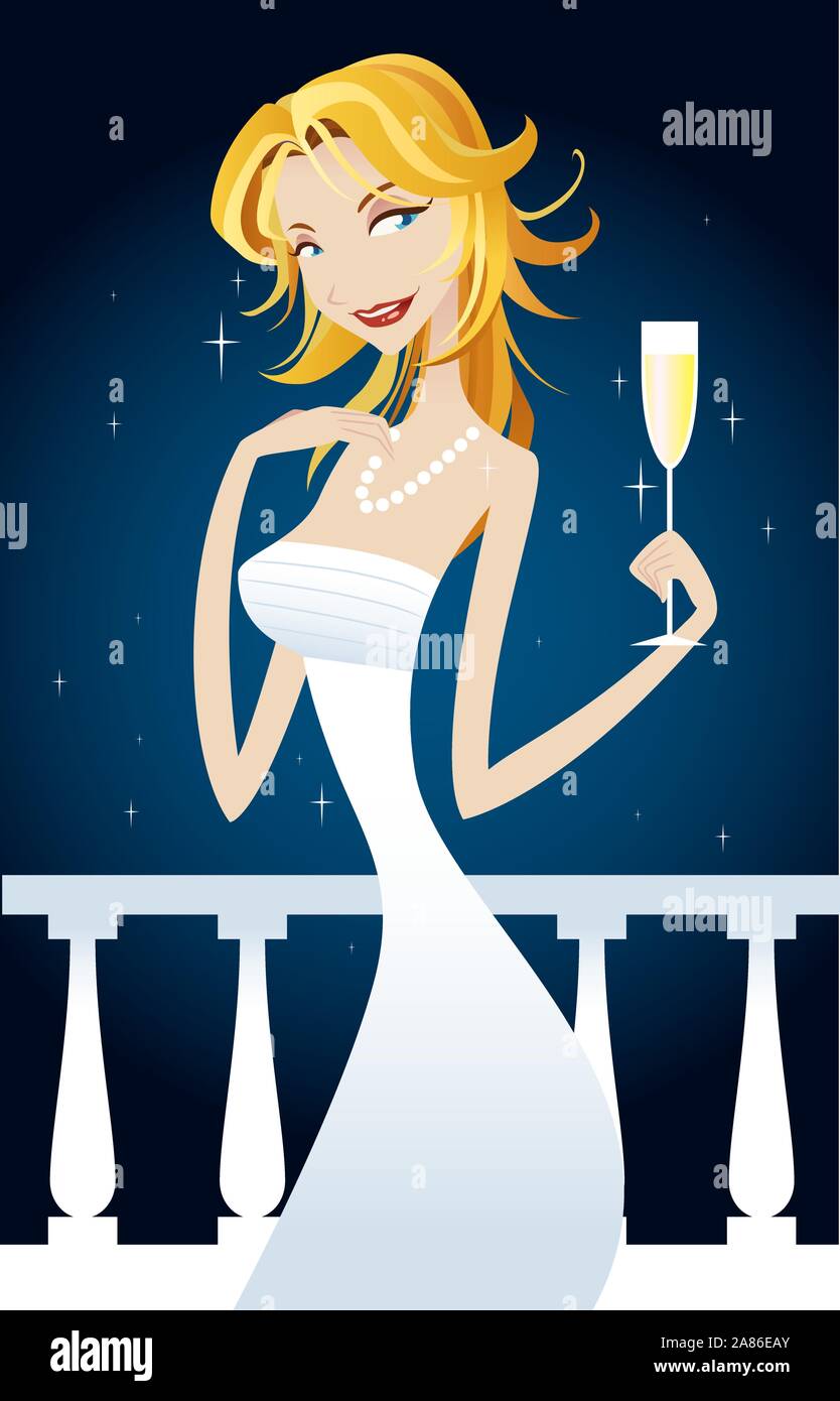 Cartoon woman posing Stock Vector Images - Alamy