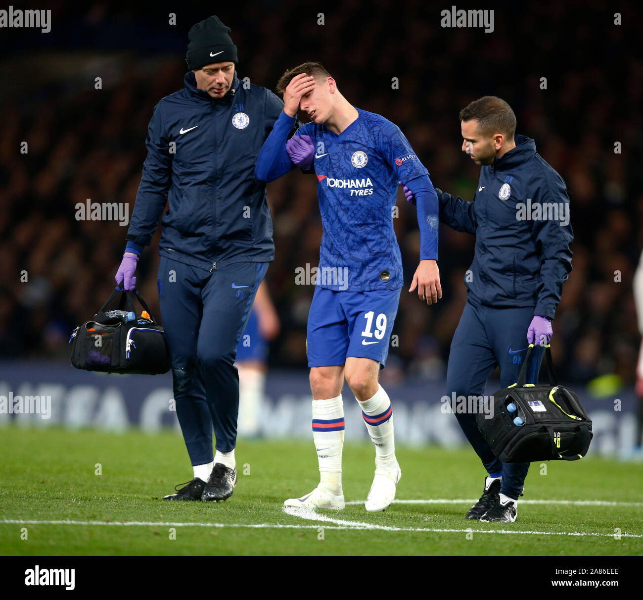 LONDON, UNITED KINGDOM. NOVEMBER 05 Chelsea's Reece James during ...