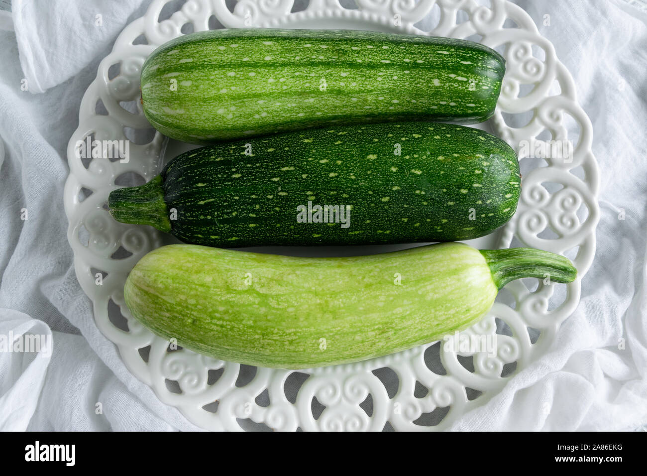 Fresh ripe garden zucchini. Raw organic vegetables Stock Photo - Alamy