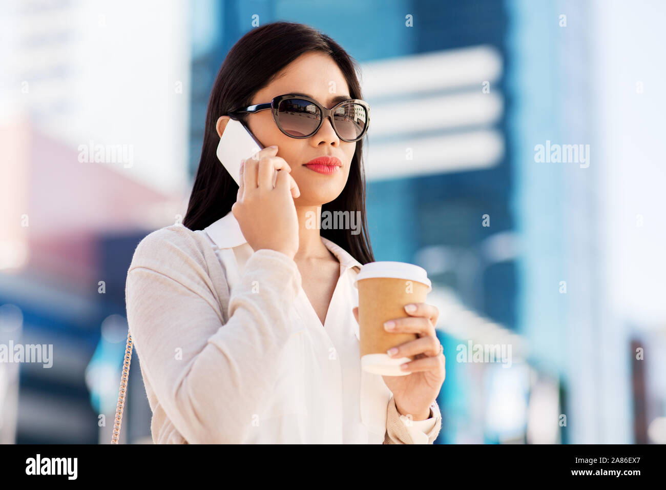 Beautiful filipino woman talking on hi-res stock photography and images ...