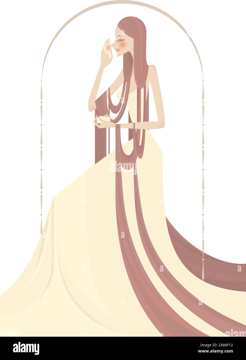 Base make up Stock Vector Images - Alamy