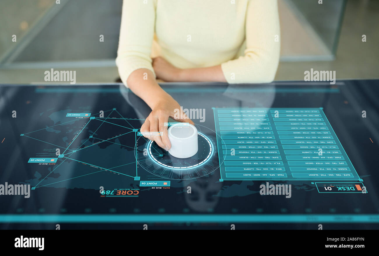 Interactive map screen hi-res stock photography and images - Alamy
