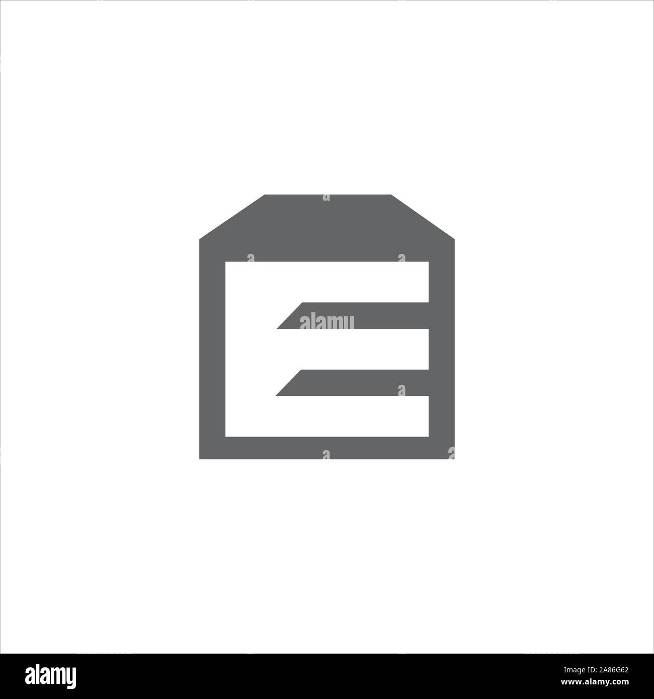 initial letter E logo vector concept design Stock Vector Image & Art ...