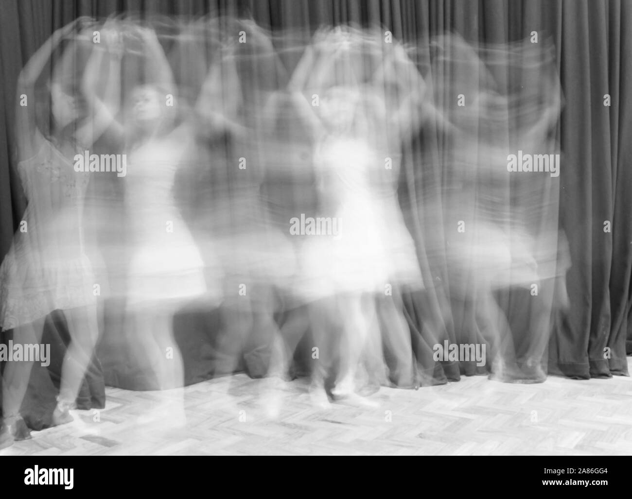 Long shutter dance Stock Photo - Alamy