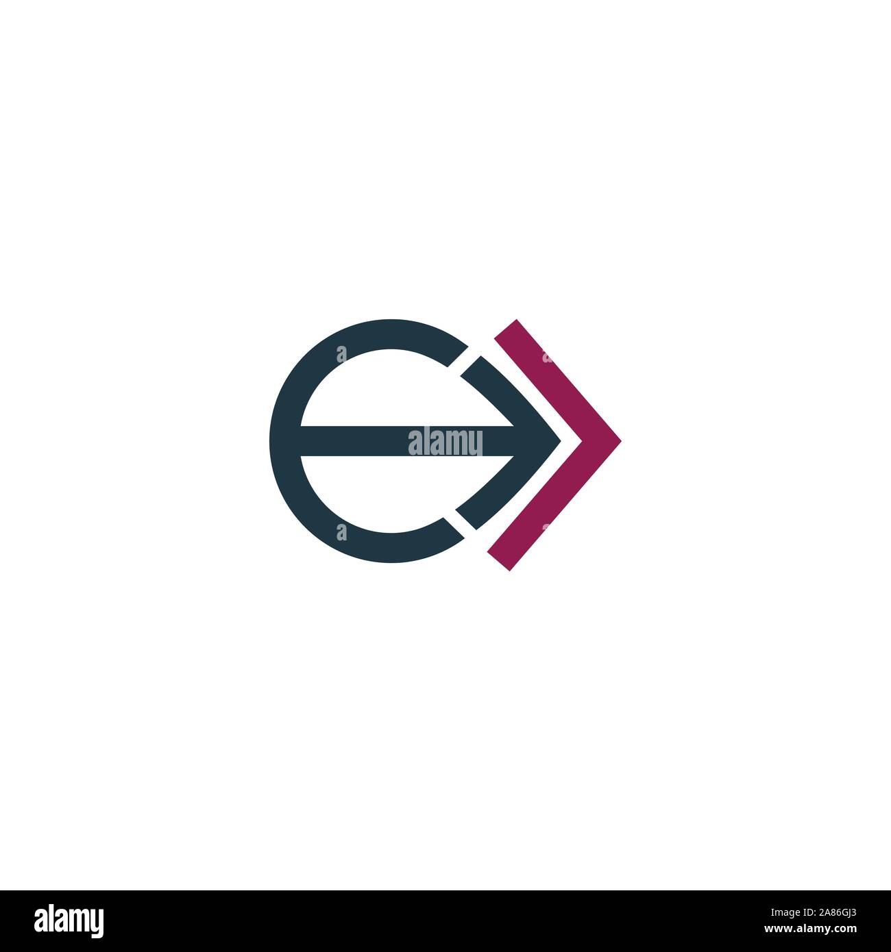 initial letter E logo vector concept design Stock Vector Image & Art ...