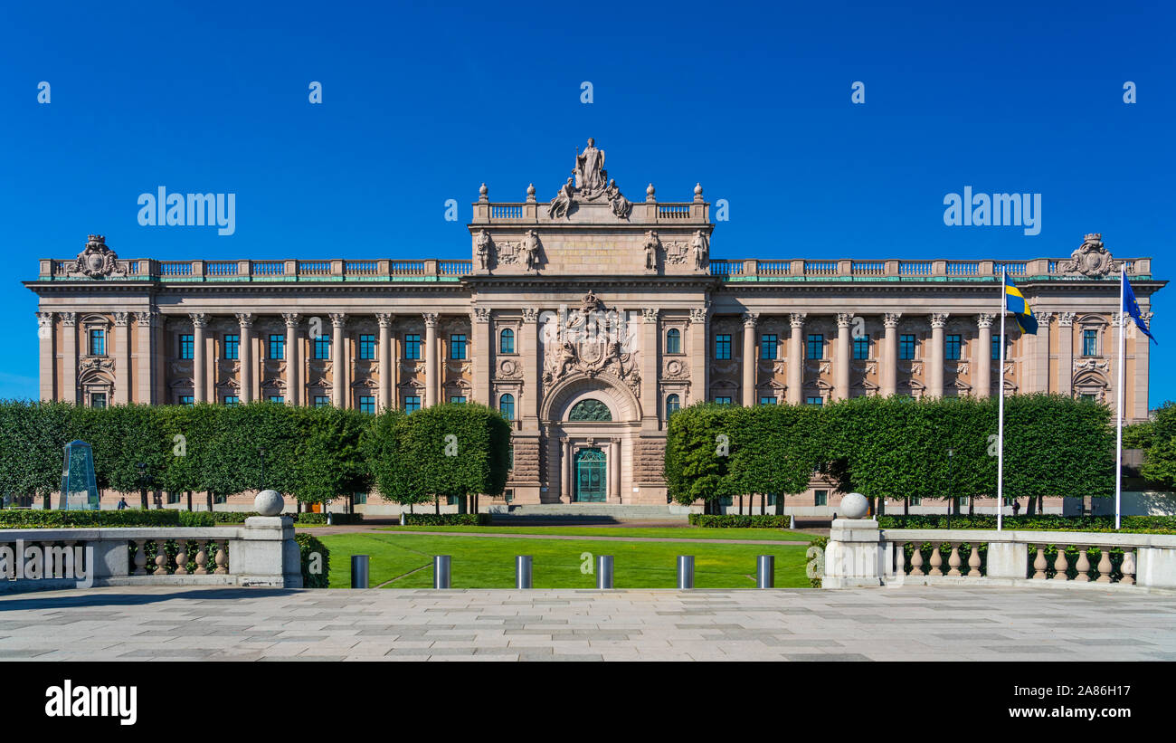 Sweden parliament building hi-res stock photography and images - Alamy