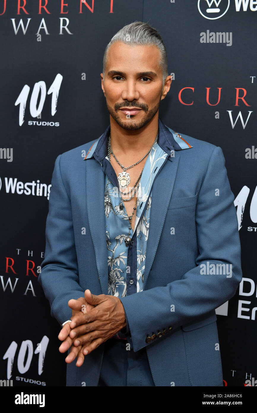 Jay Manuel - 'The Current War' film premiere, Arrivals, AMC Lincoln ...