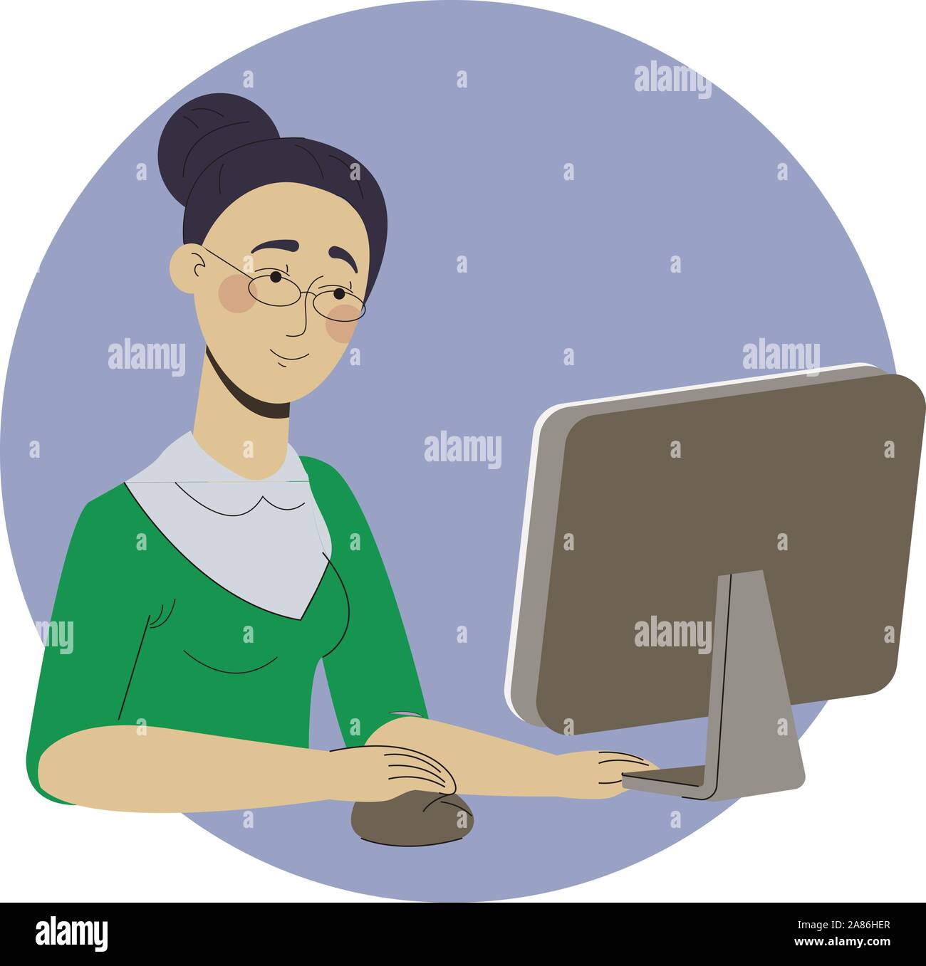 Web desk Stock Vector Images - Alamy