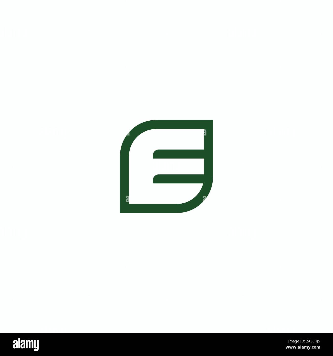 initial letter E logo vector concept design Stock Vector Image & Art ...