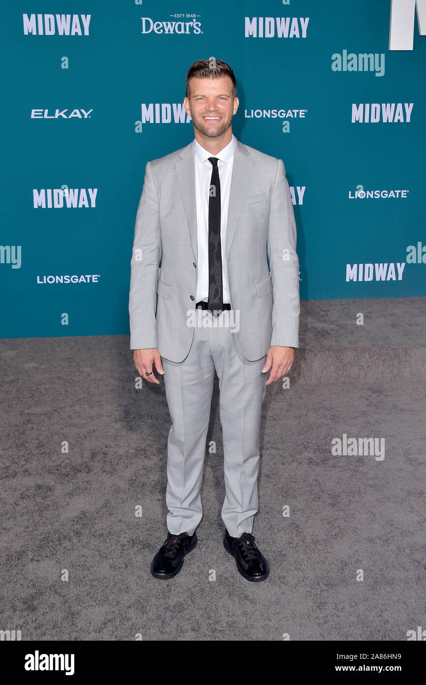Los Angeles, USA. 05th Nov, 2019. Jason New attending the 'Midway ...