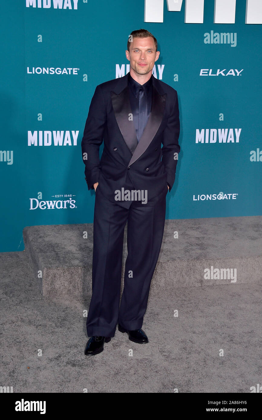 Los Angeles, USA. 05th Nov, 2019. Ed Skrein attending the 'Midway ...