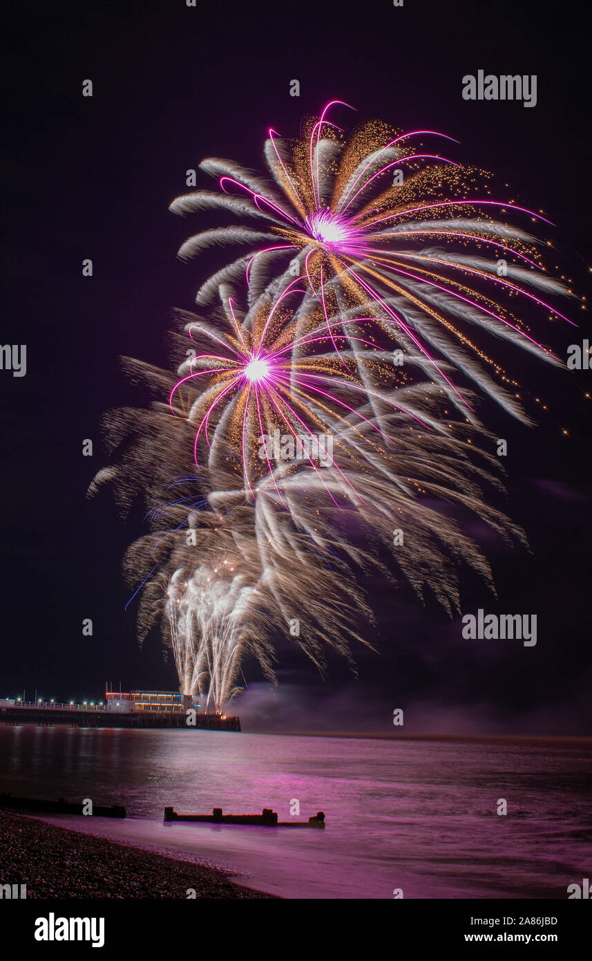 Worthing Fireworks 2019 Stock Photo - Alamy