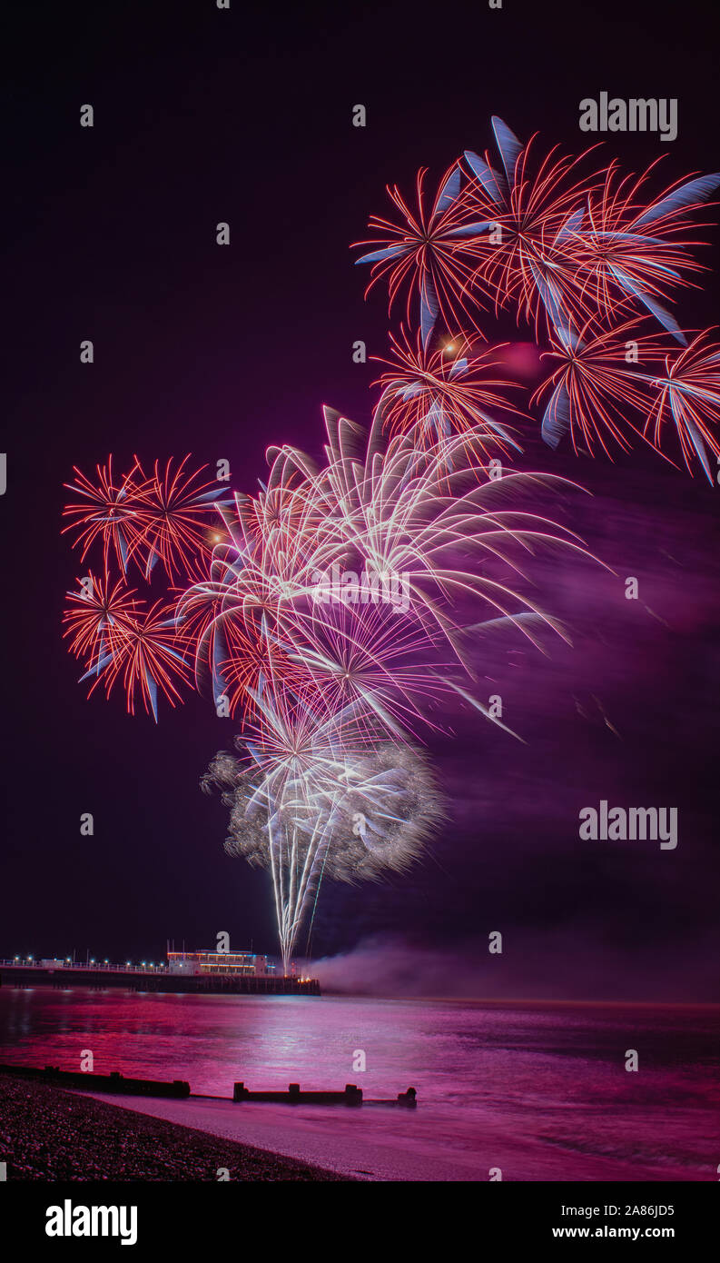 Worthing firework display hi-res stock photography and images - Alamy