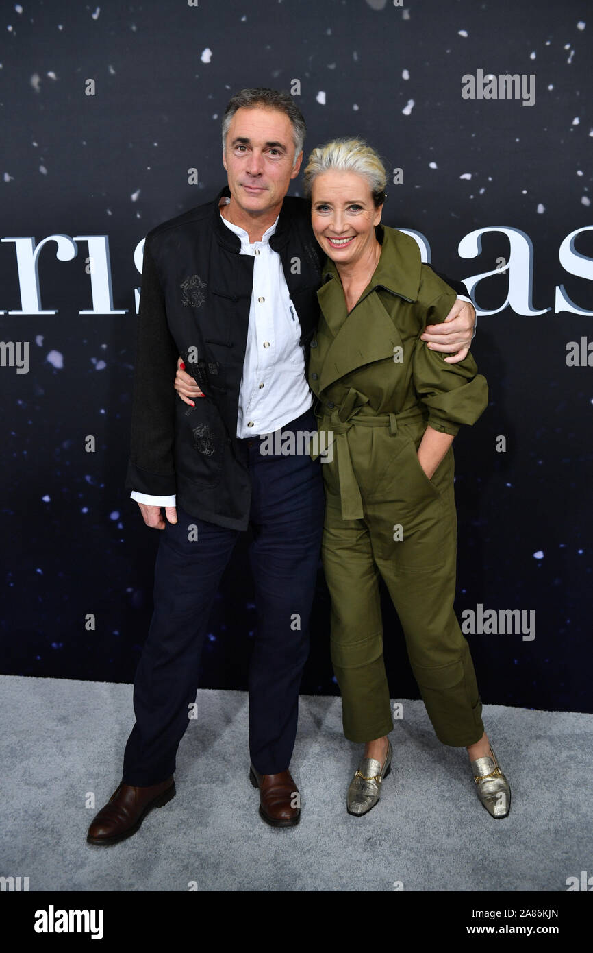 Greg Wise and Emma Thompson attend the "Last Christmas" New York ...