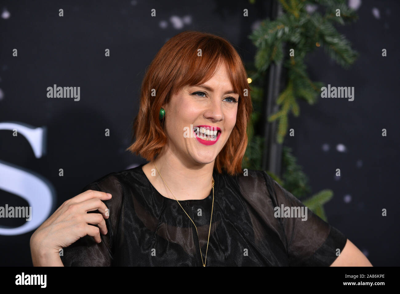 Bryony Kimmings attends the "Last Christmas" New York Premiere at AMC ...