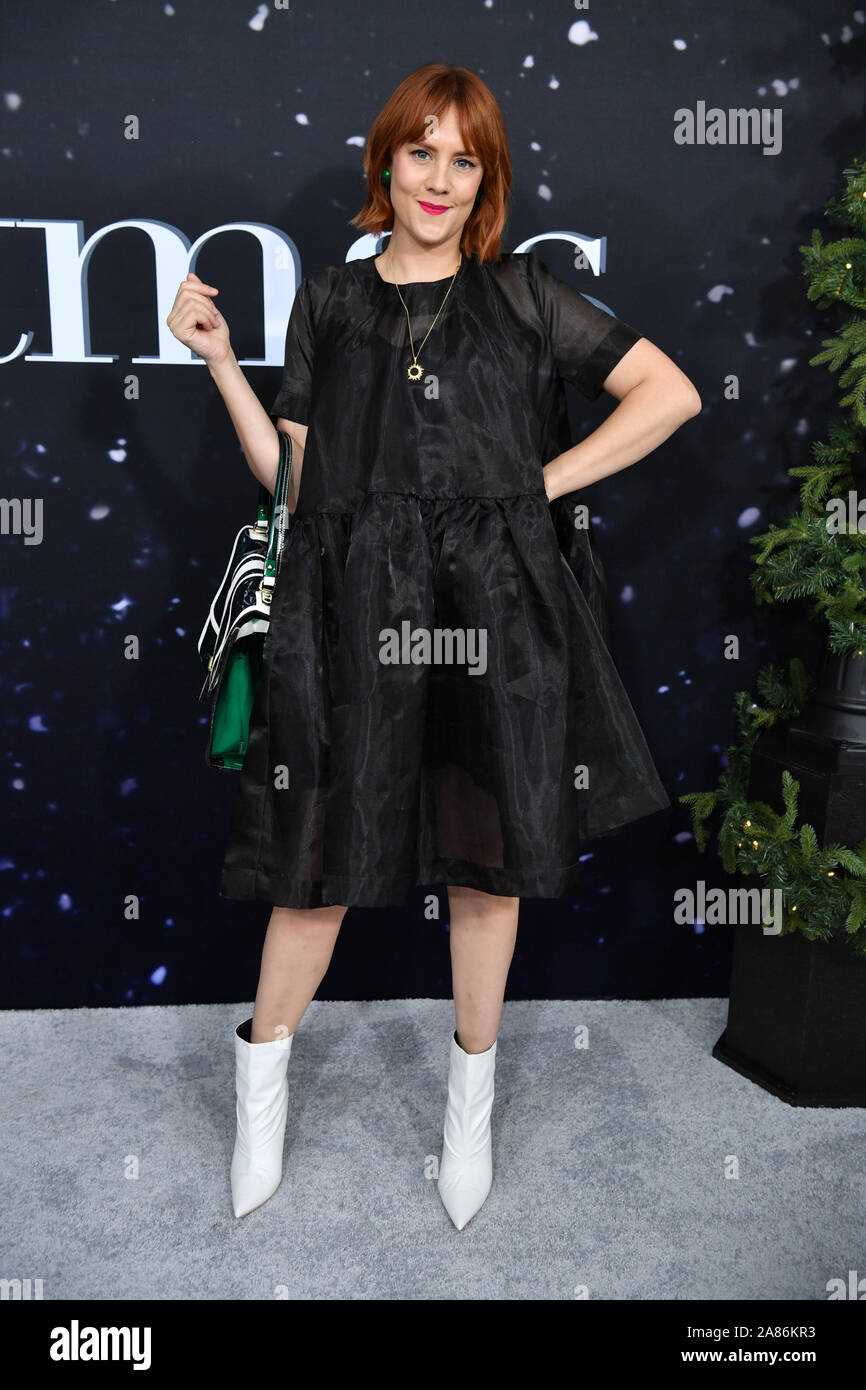 Bryony Kimmings attends the "Last Christmas" New York Premiere at AMC ...