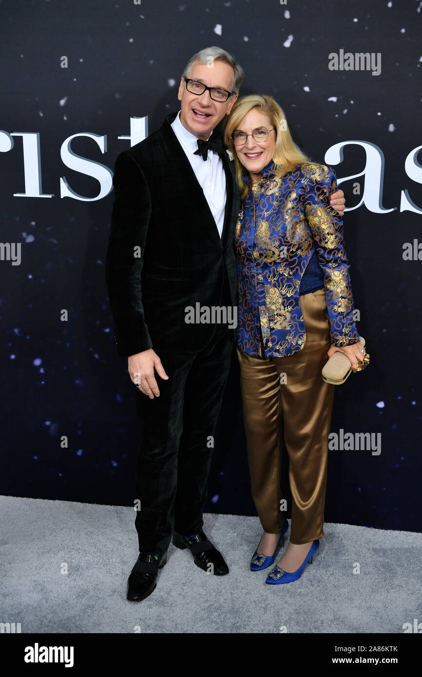 Paul Feig and Laurie Feig attend the "Last Christmas" New York Premiere ...