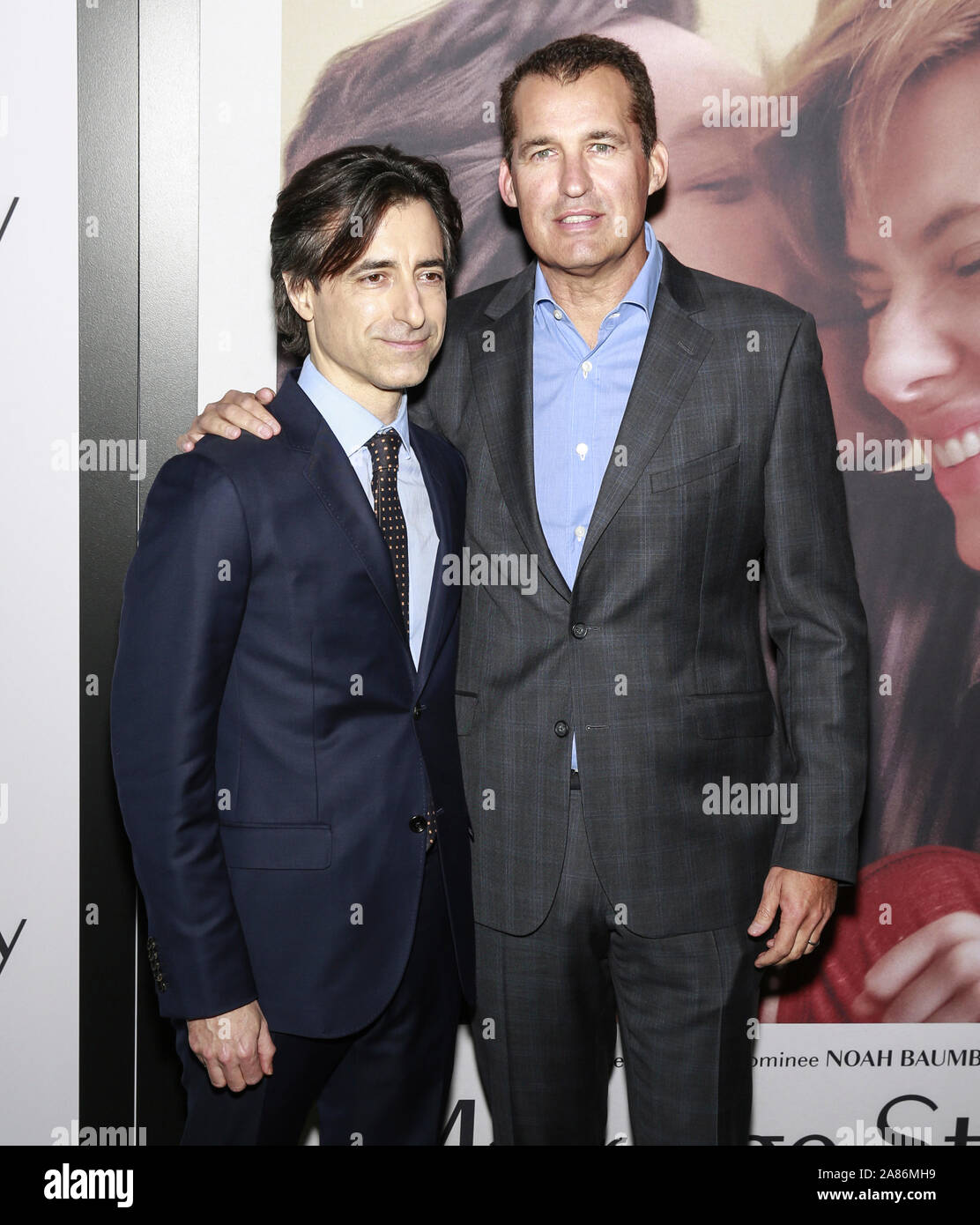 Los Angeles, CA - November 05, 2019: Noah Baumbach and Scott Stuber ...