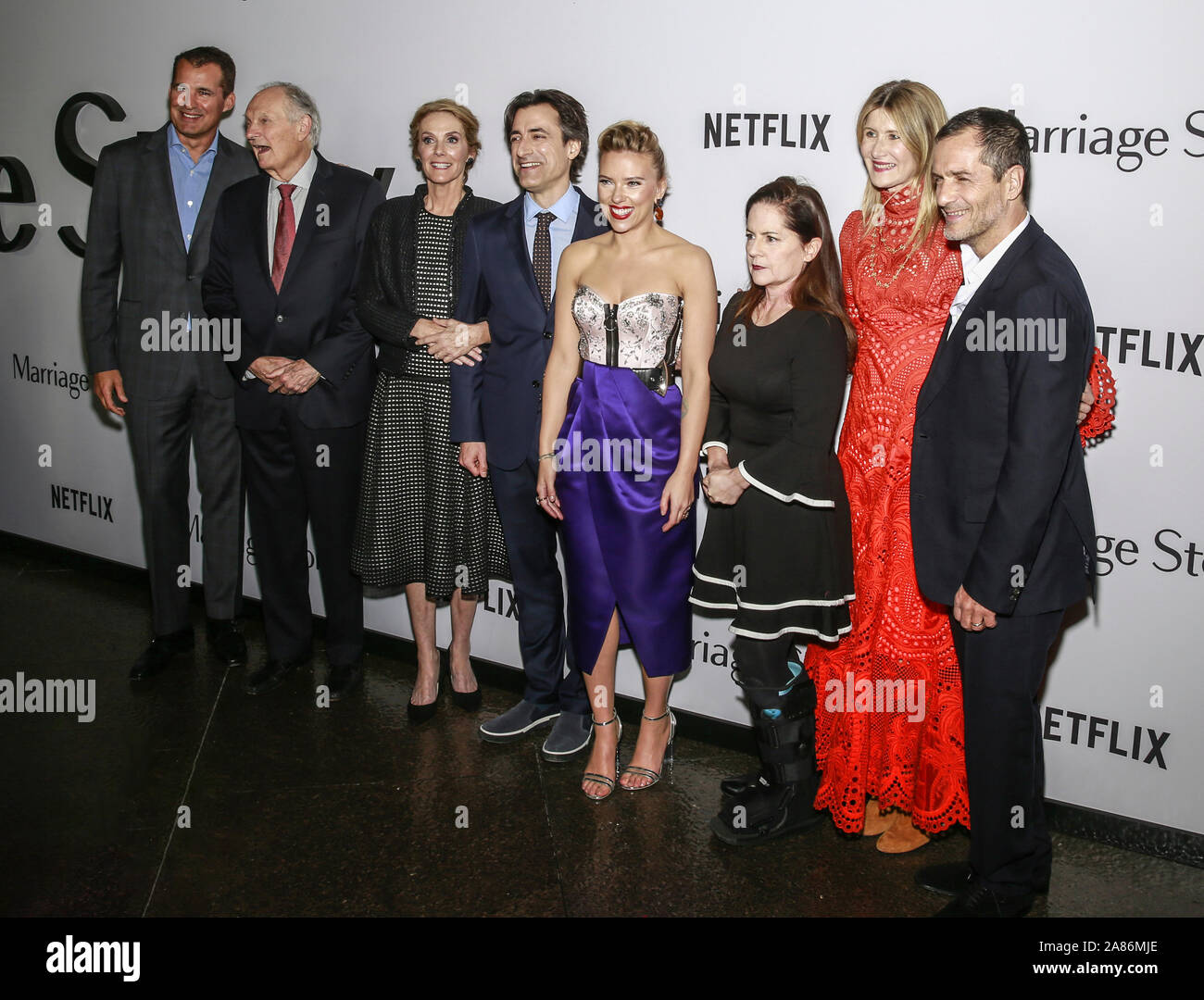 Los Angeles, CA - November 05, 2019: Alan Alda, Julie Hagerty, Noah ...