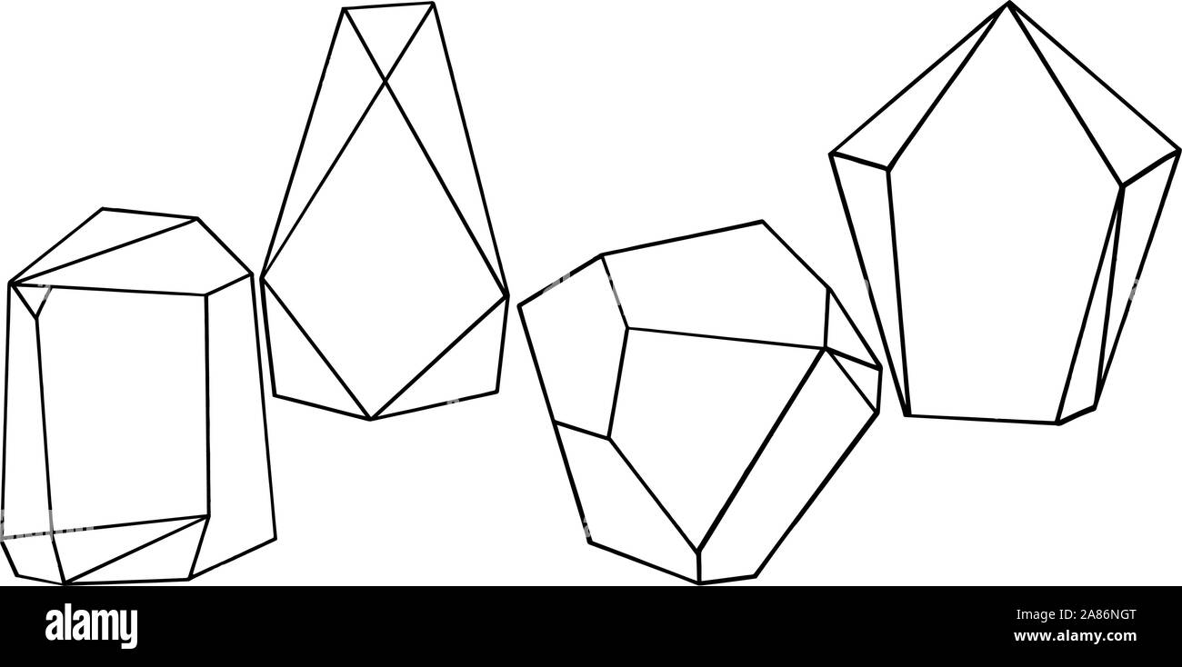 Vector geometric form. Isolated illustration element. Mosaic shape ...