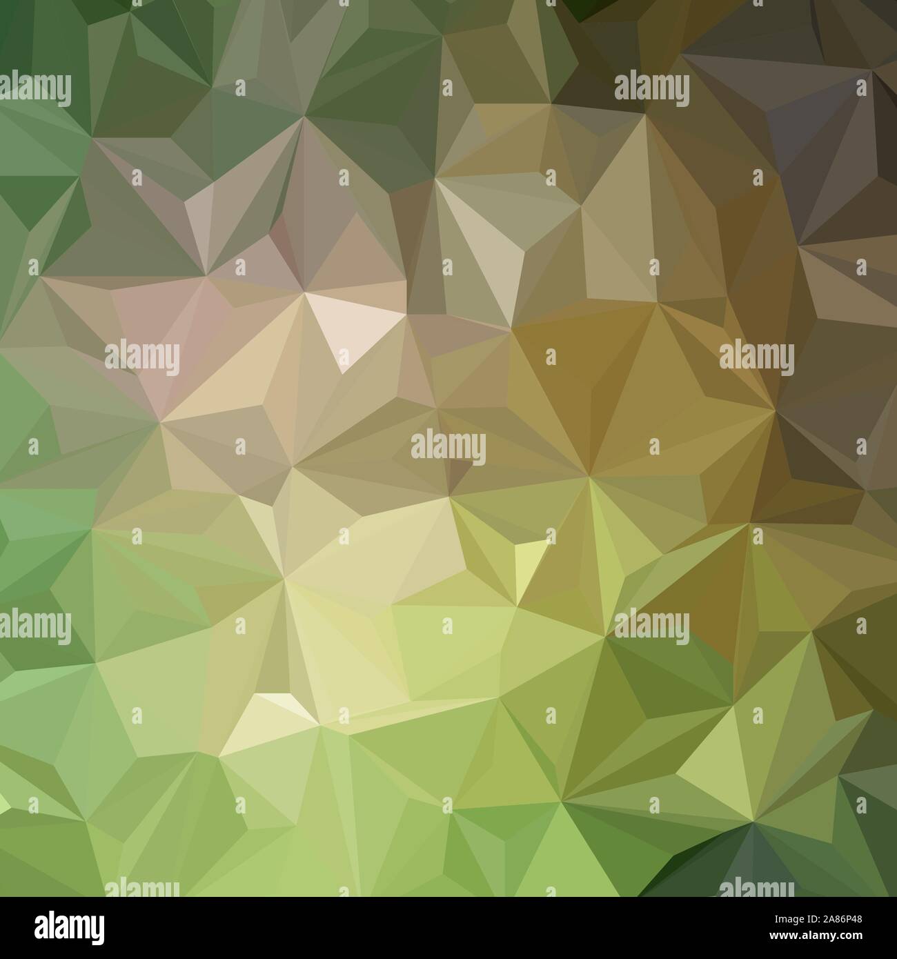 Dark Green Yellow Low poly crystal background. Polygon design pattern ...