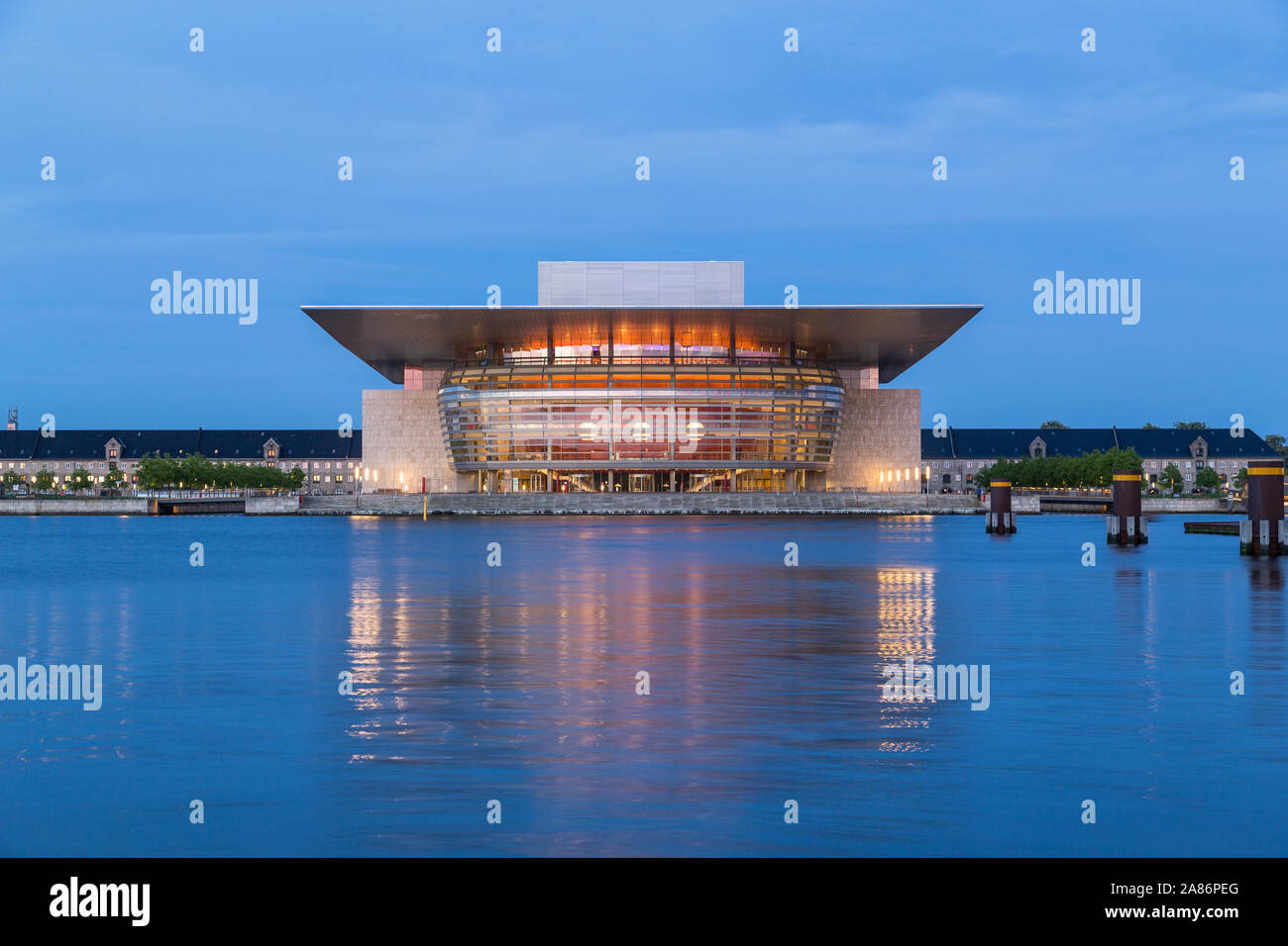 COPENHAGEN, DENMARK - 24TH MAY 2017: The Copenhagen Opera House at ...