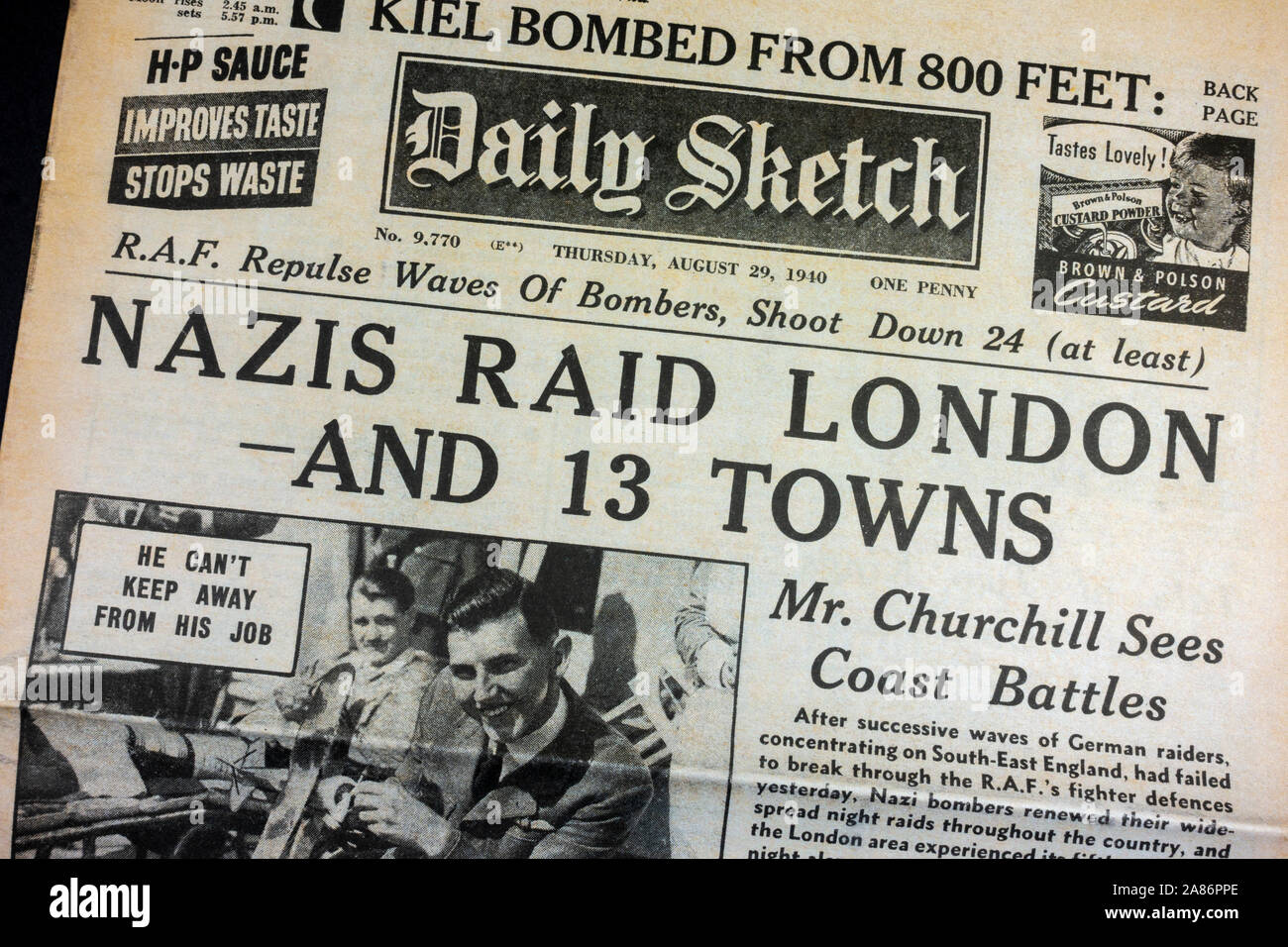 Blitz headline hi-res stock photography and images - Alamy