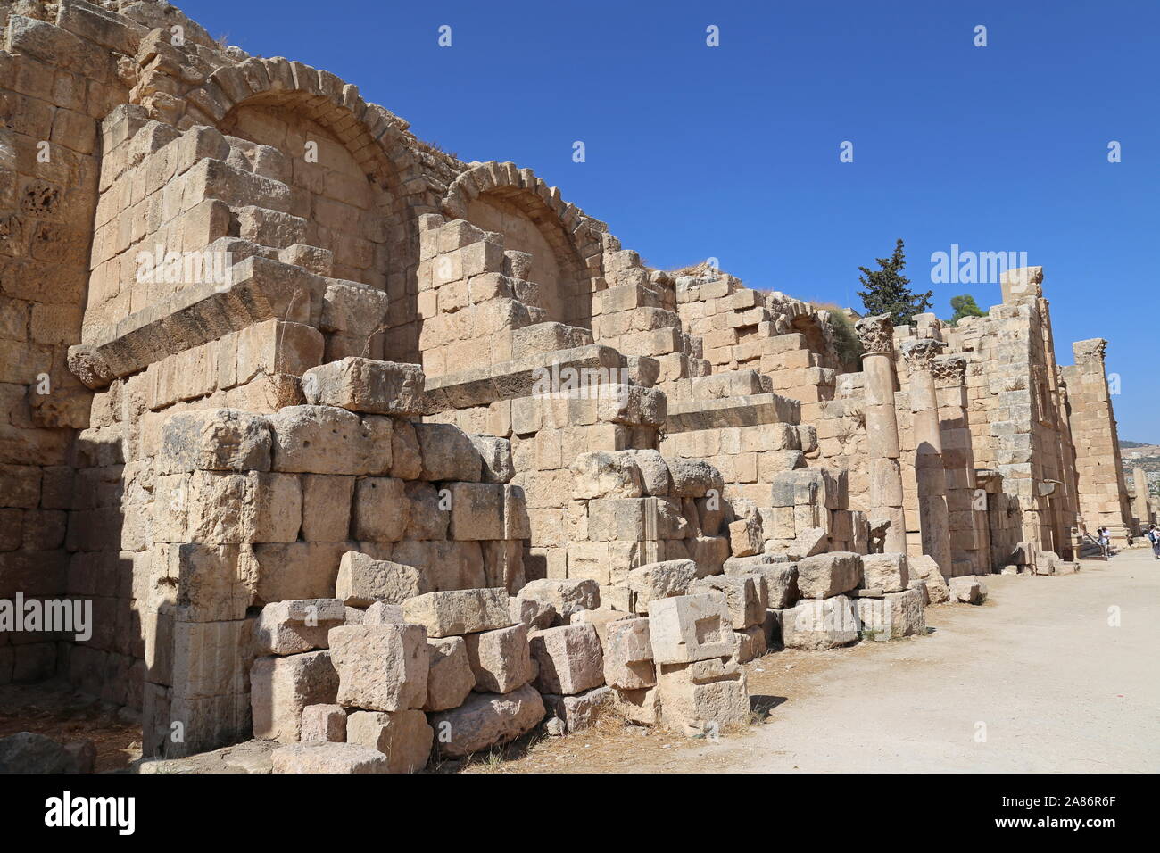 Propylaeum of the Temple of Artemis, Jerash, Jerash Governorate, Jordan ...