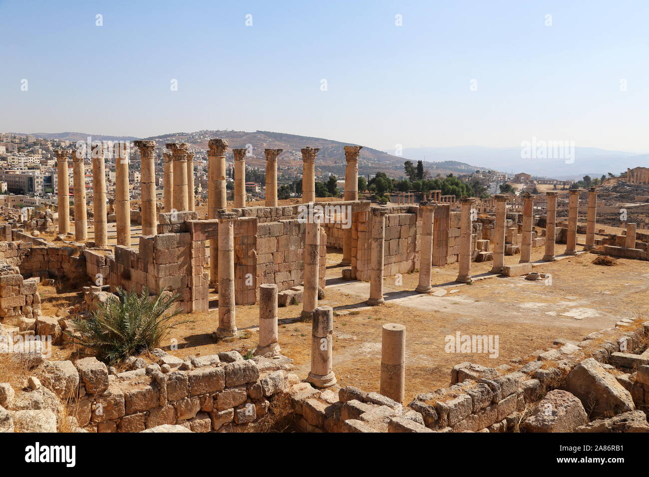 Church of St Theodore, Jerash, Jerash Governorate, Jordan, Middle East ...
