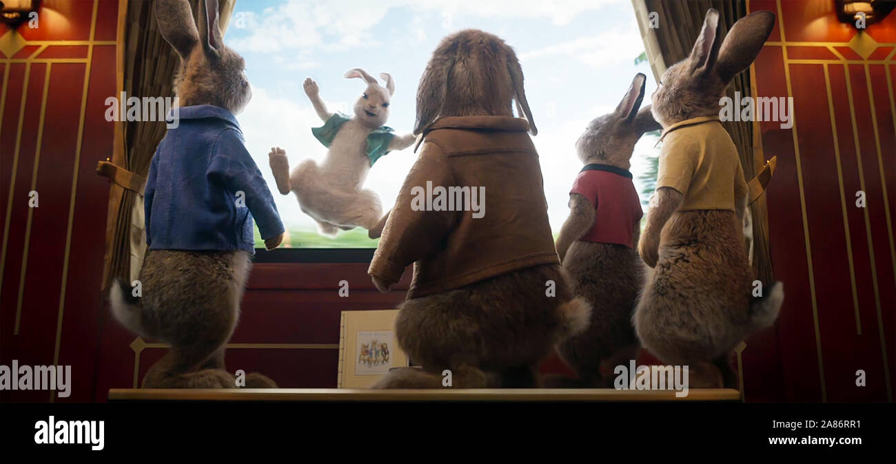 USA. A scene from the ©Columbia Pictures new movie: Peter Rabbit 2: The ...