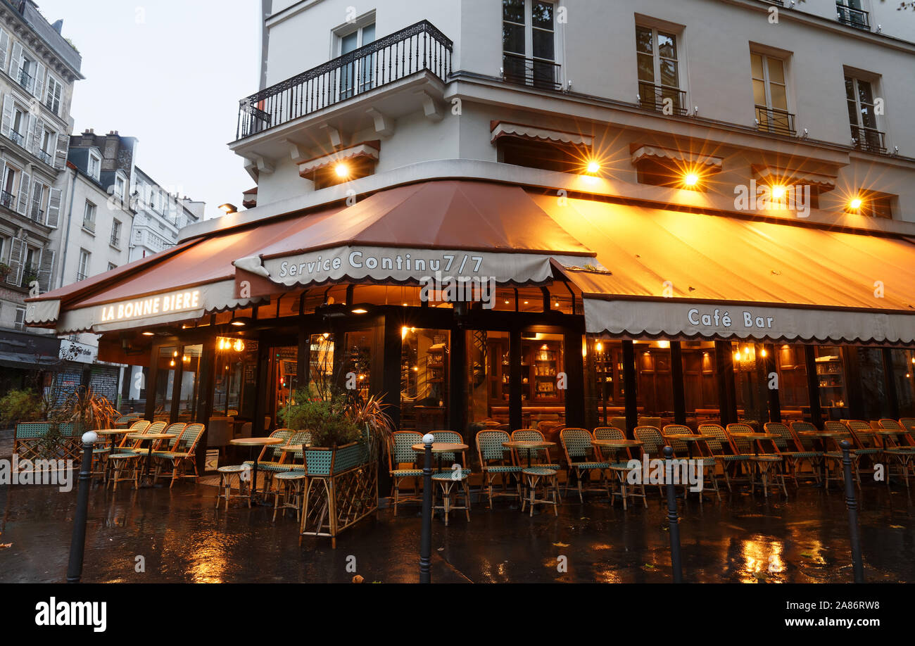 The restaurant La Bonne Biere . It is a traditional French restaurant ...