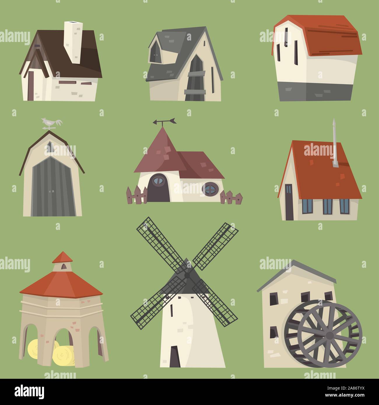 Cottage outhouse Stock Vector Images - Alamy