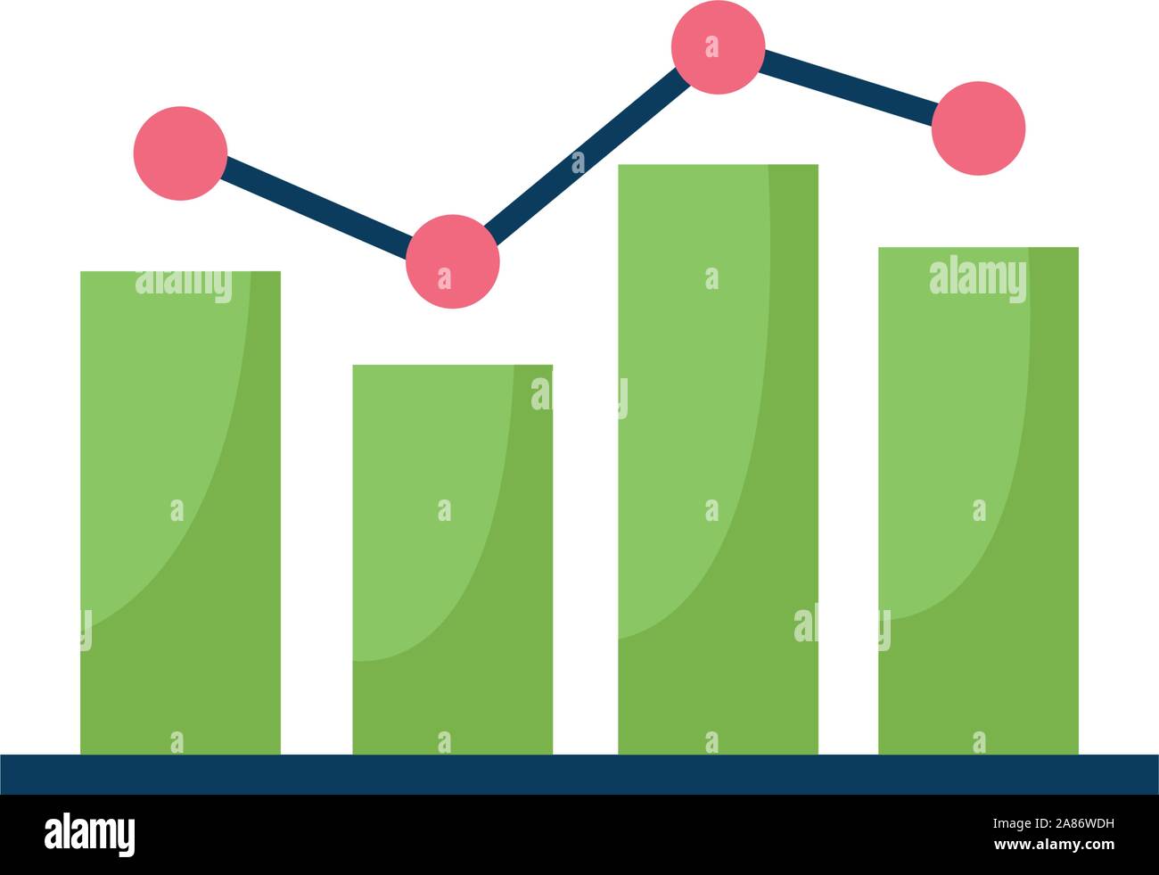 Workflow icon design, Infographic data information business analytics and visual presentation ...