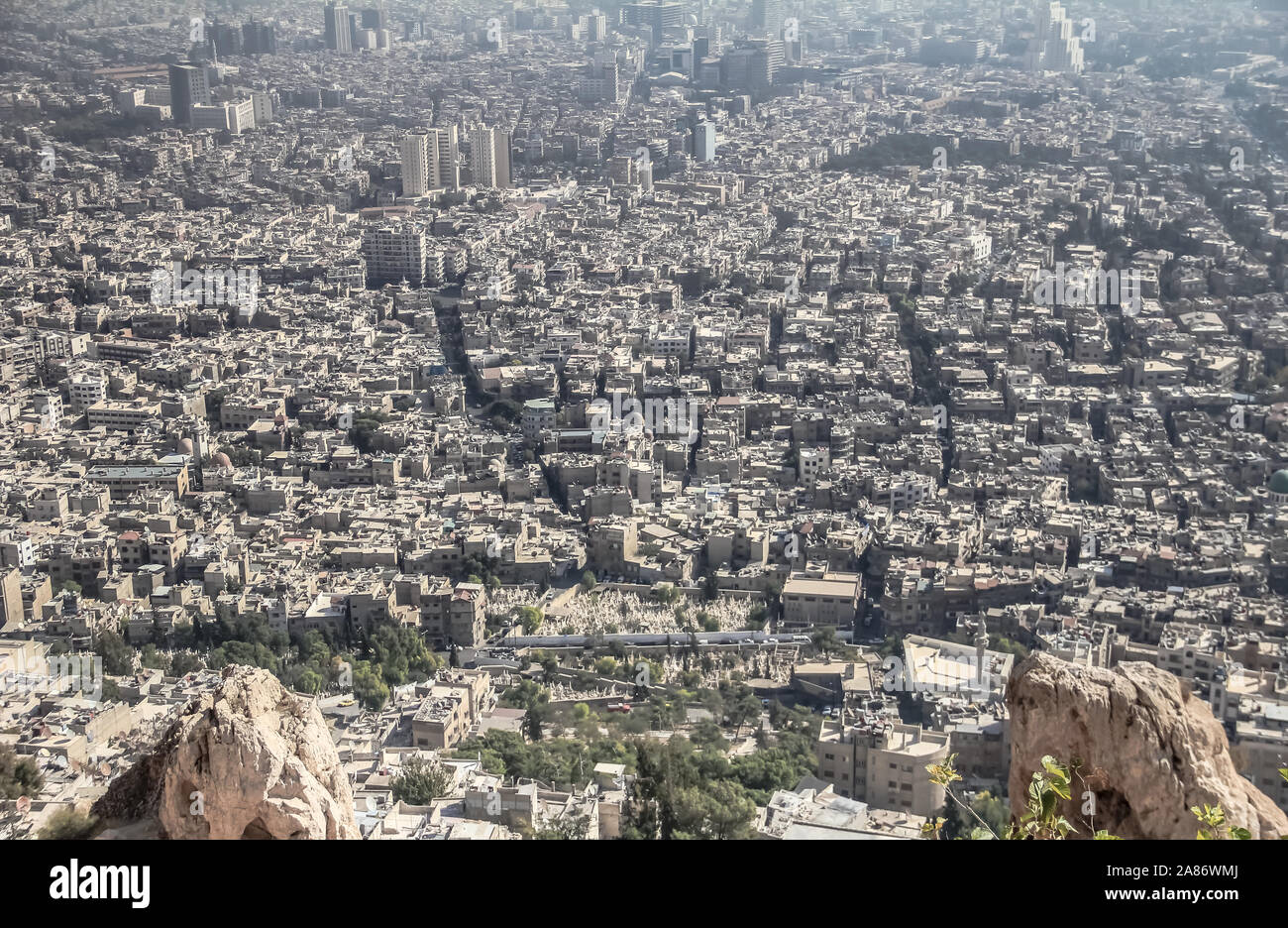 Damascus aerial hi-res stock photography and images - Alamy