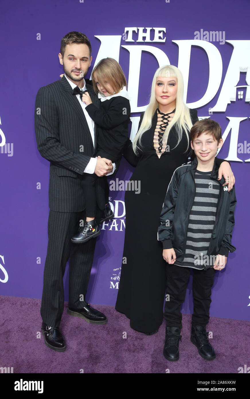 World Premiere of THE ADDAMS FAMILY Featuring: Christina Aguilera, Max ...