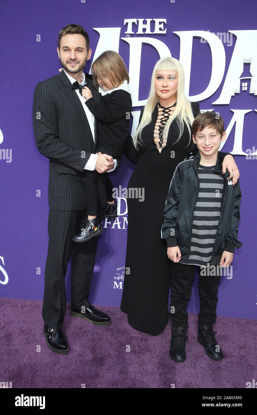 World Premiere of THE ADDAMS FAMILY Featuring: Christina Aguilera, Max ...