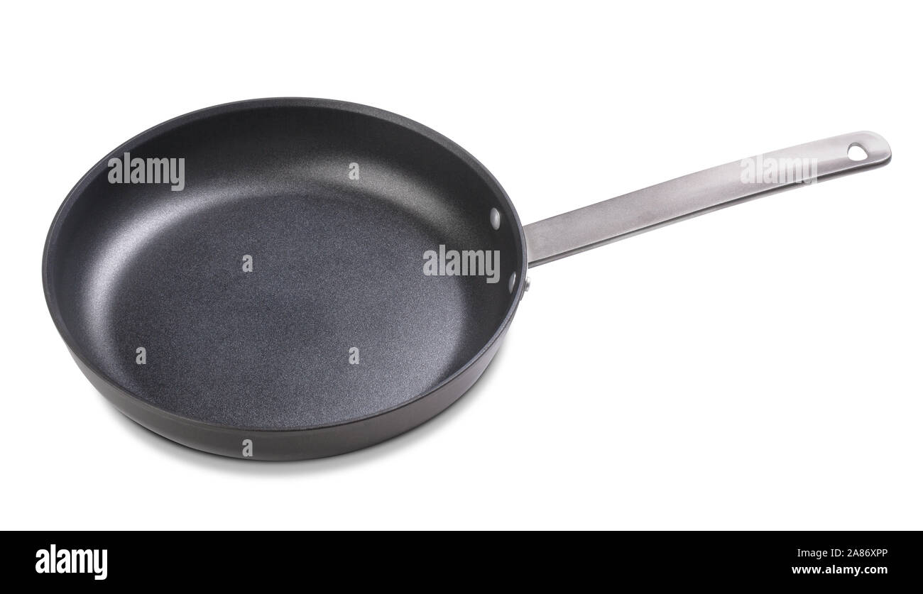Teflon pan isolated on white background Stock Photo - Alamy
