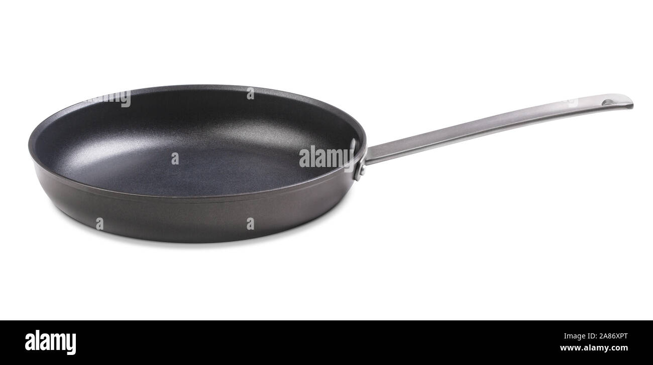 Teflon pan isolated on white background Stock Photo - Alamy