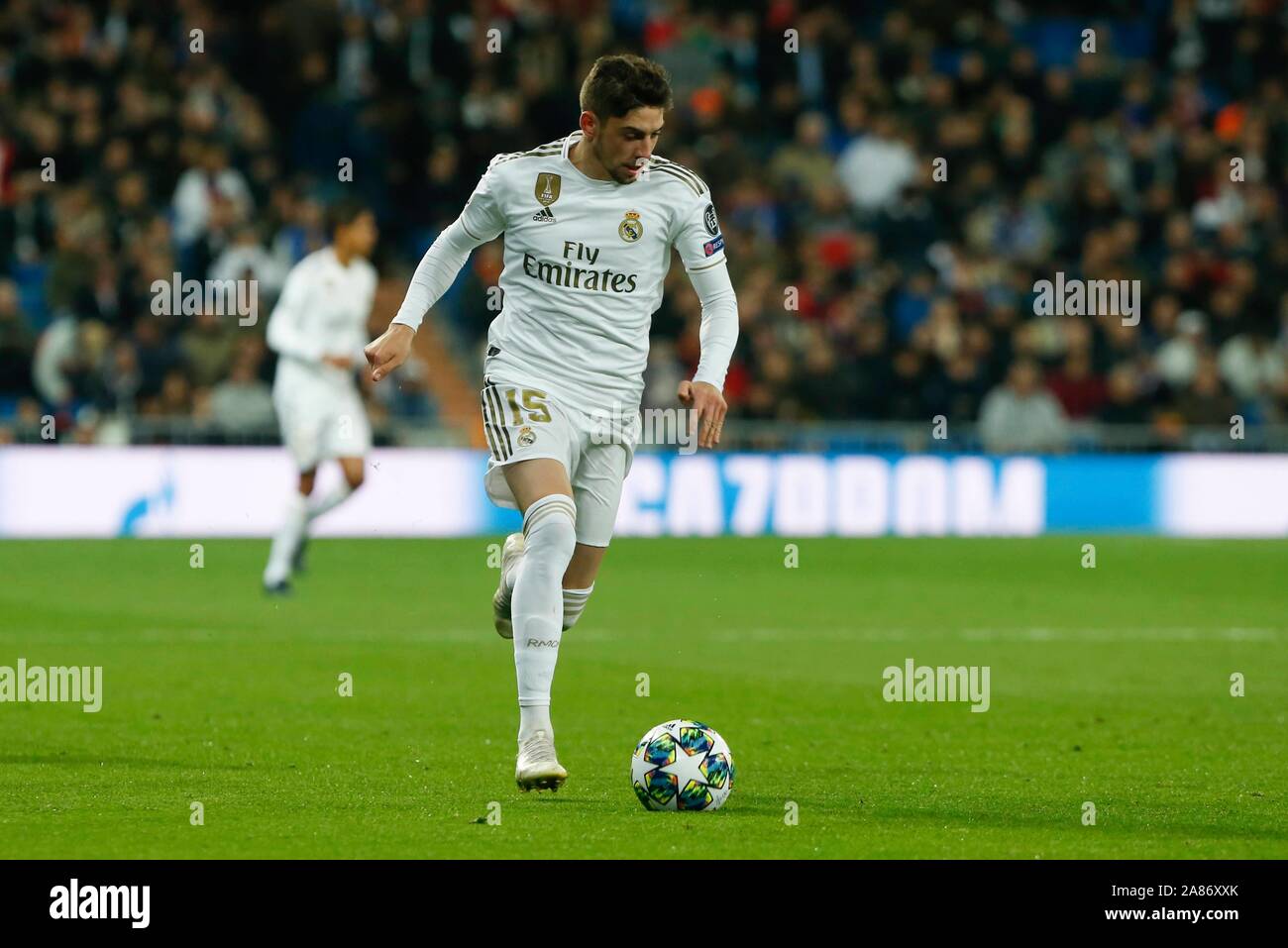 Madrid, Spain. 06th Nov, 2019. FEDERICO VALVERDE DURING MATCH REAL ...