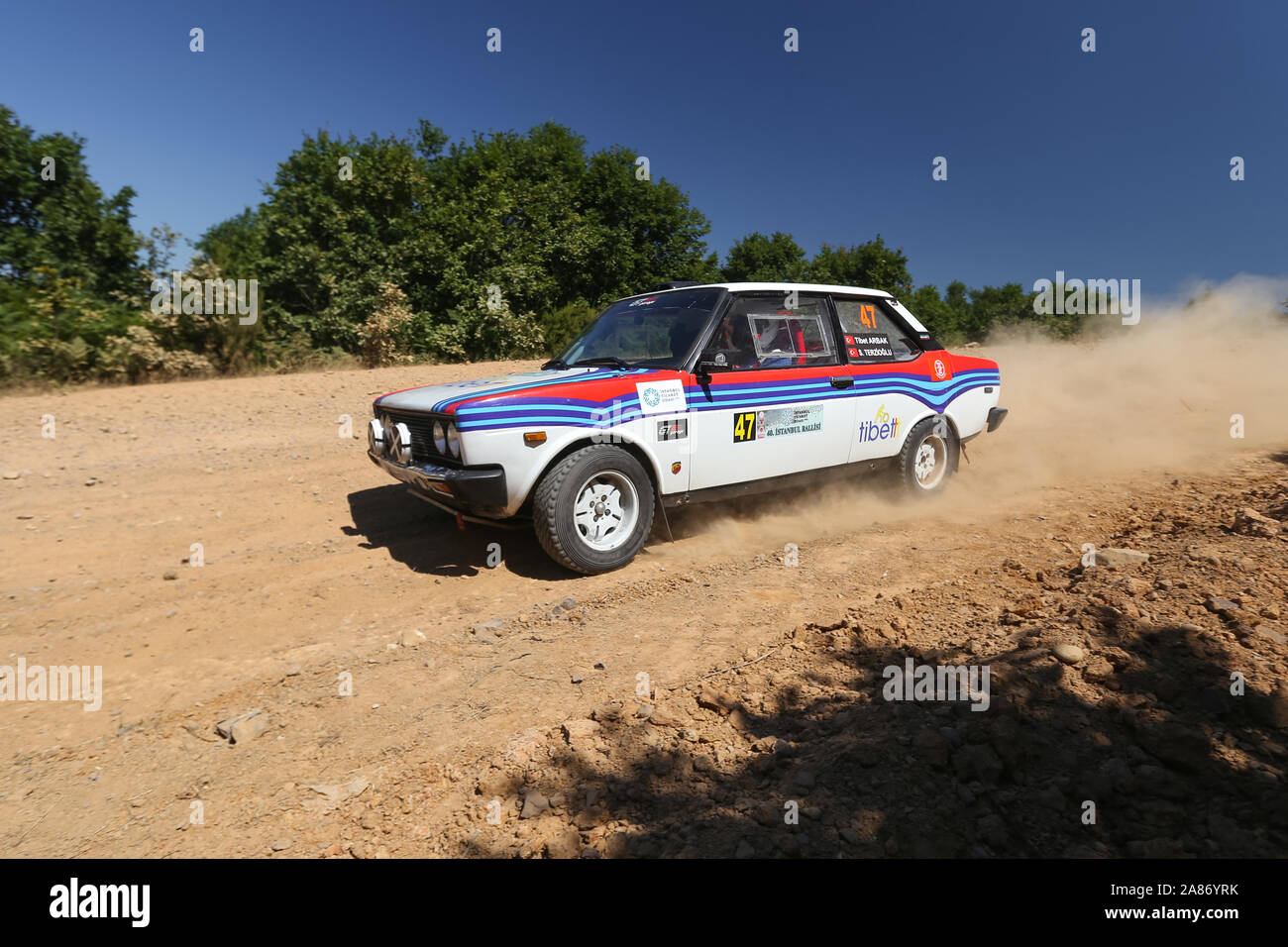 Fiat 131 rally rally car hi-res stock photography and images - Alamy